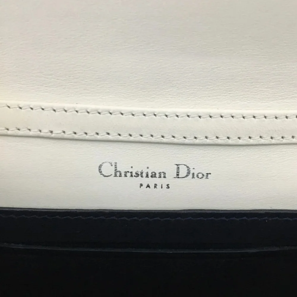 Dior | Bags | Brand New Christian Dior Diorama White Leather Chain ...